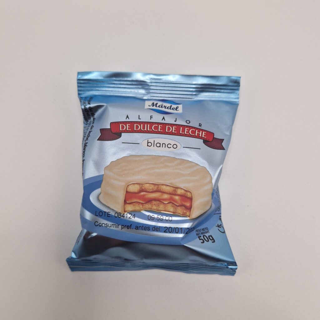 Alfajor Blanco Dulce de Leche - Caprichos Catrachos